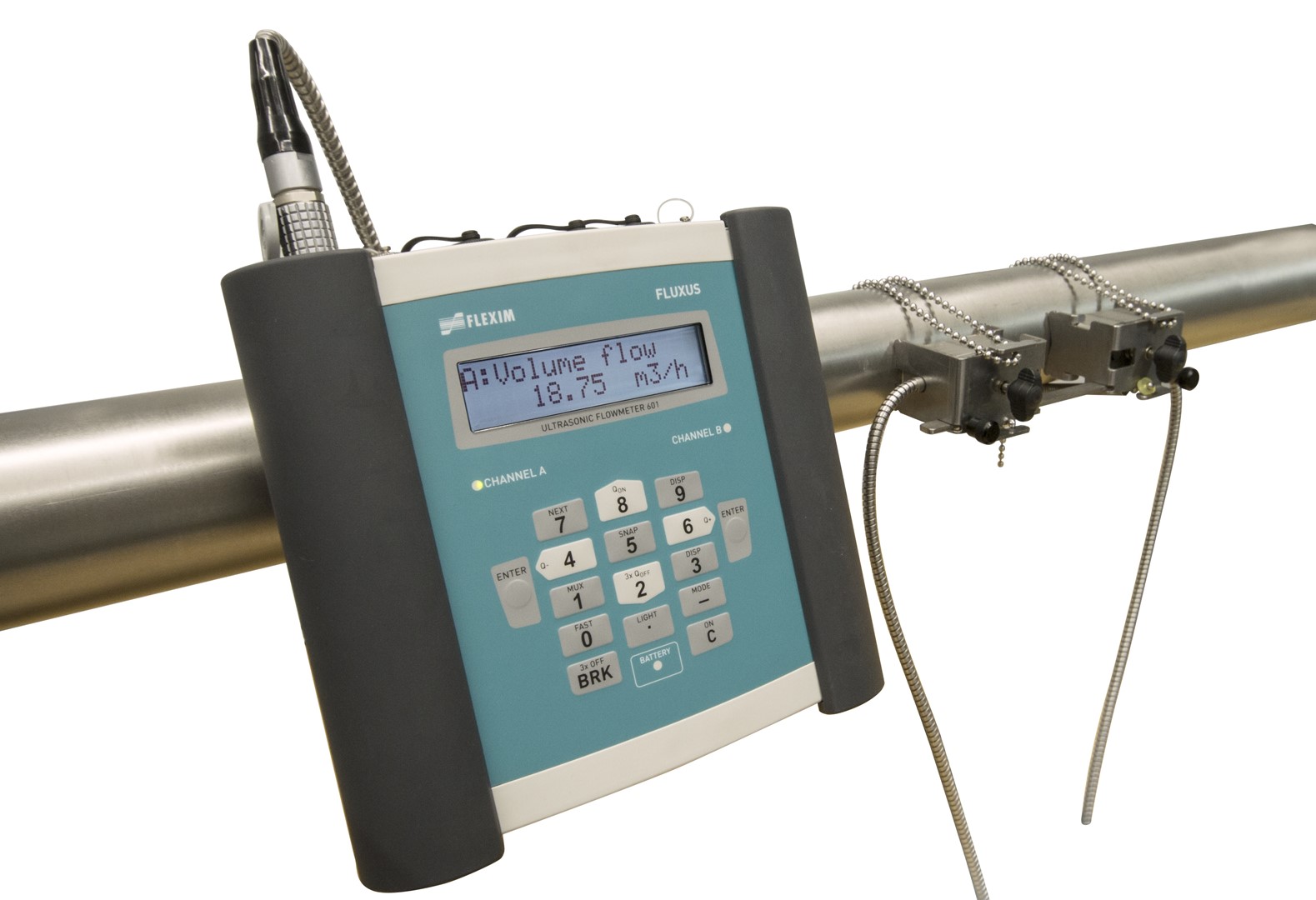 Clamp-on Flowmeter - Fluxus F601 | Metesco